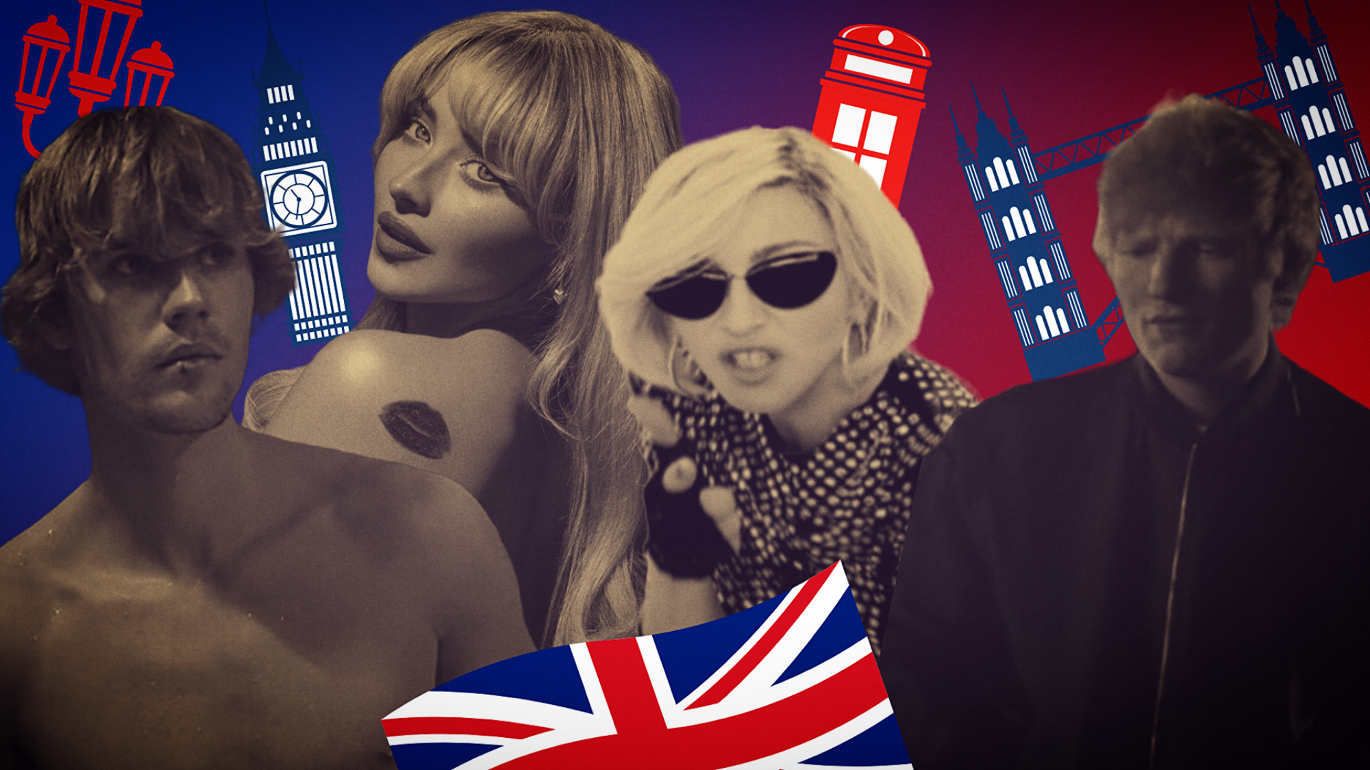 Artists With the Most Weeks at No. 1 on the UK Singles Chart