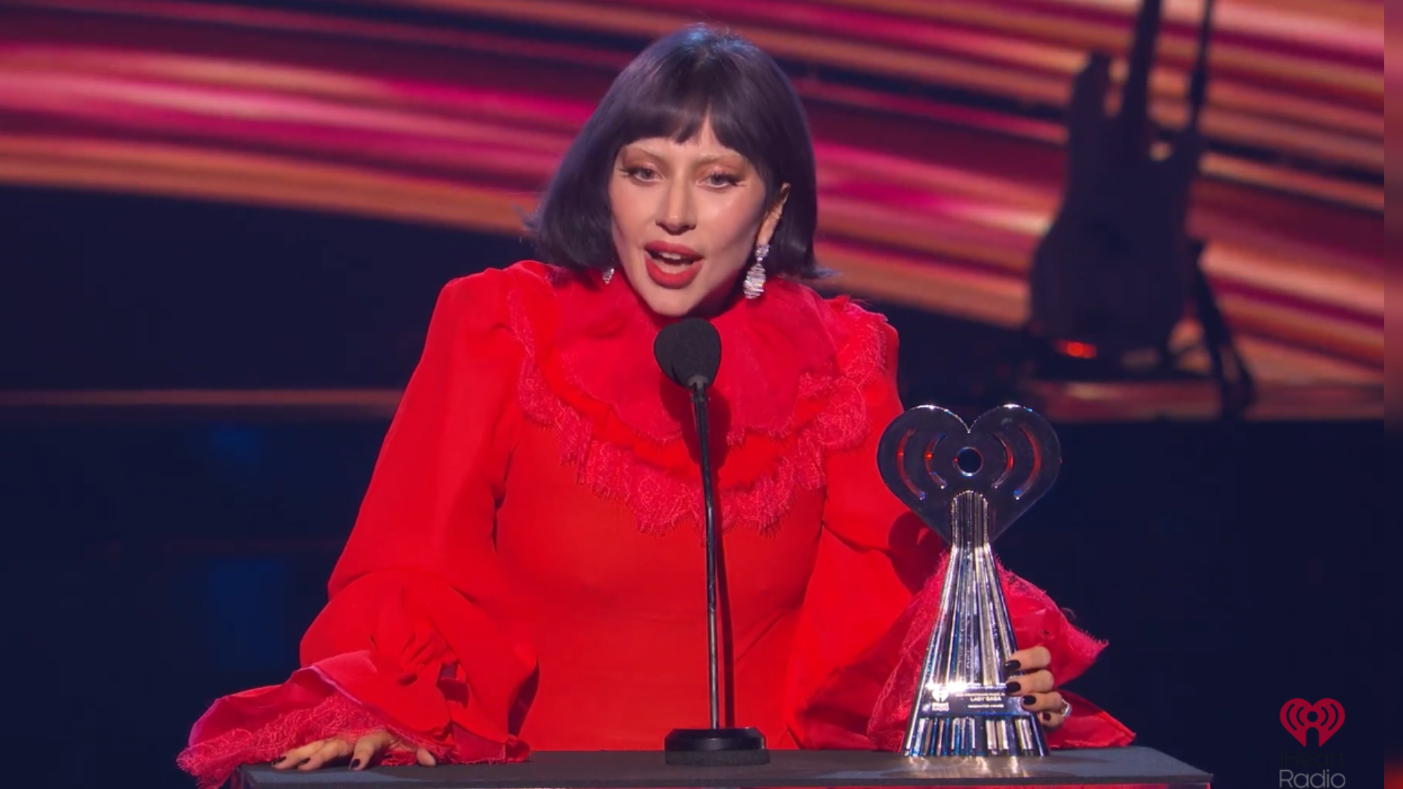 Lady Gaga Honors Her Biggest Inspirations at iHeartRadio Music Awards 2025