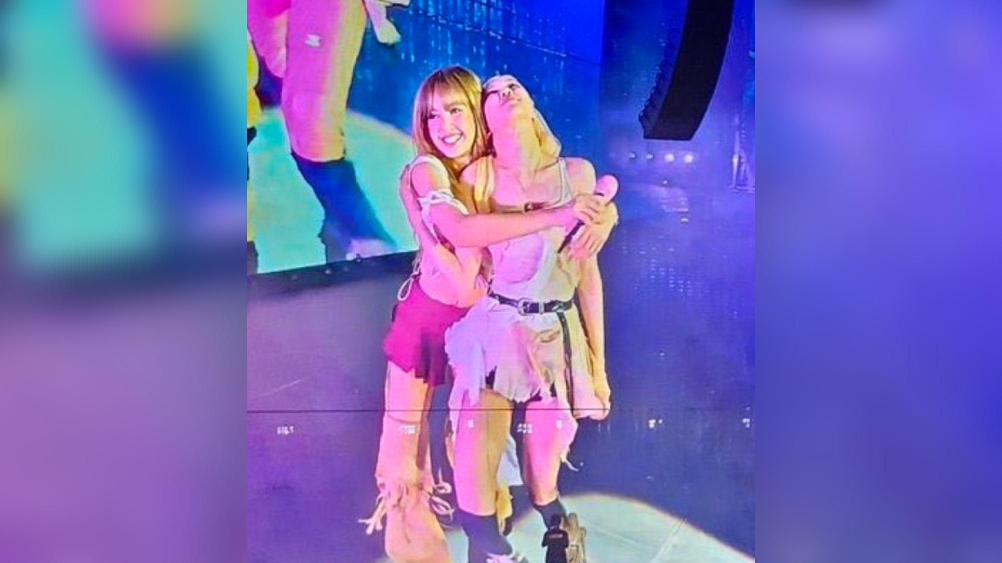 Did LISA and ROSÉ Just Recreate the Viral Coldplay Kiss Cam Incident in ...