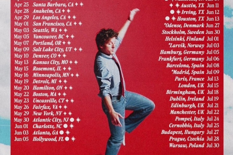 Charlie Puth Announces Whatever’s Clever! World Tour